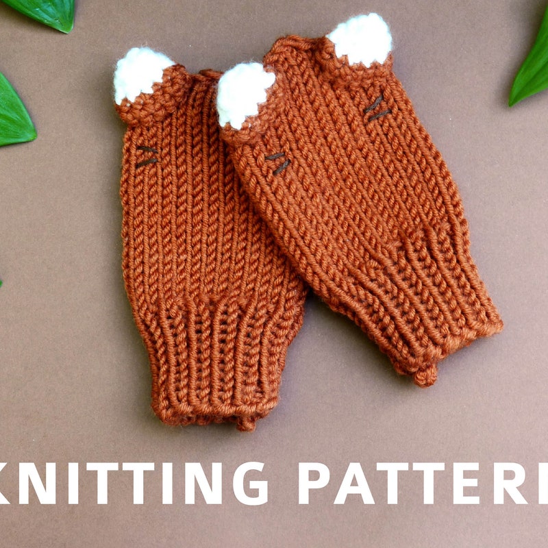 Animal Mittens - Etsy