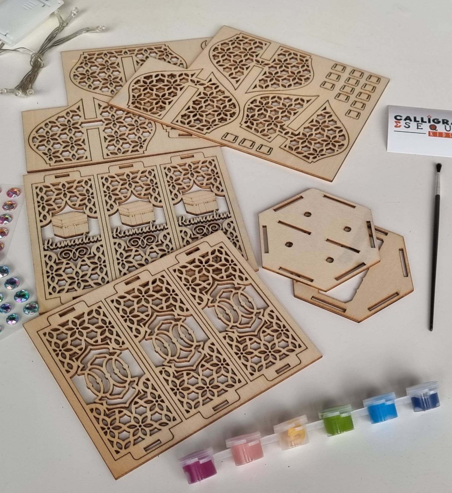 ISLAMIC ART: Ramadan LED Lantern Ramadan Craft Kit - Etsy