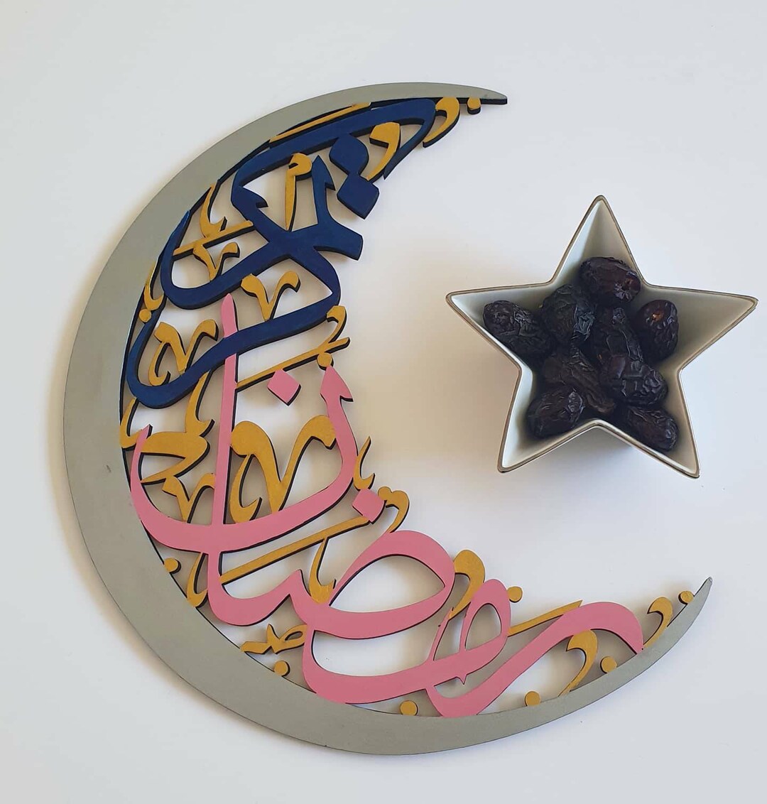 ISLAMIC ART: 'ramadan Moon' Wooden Ramadan Kareem Wall - Etsy