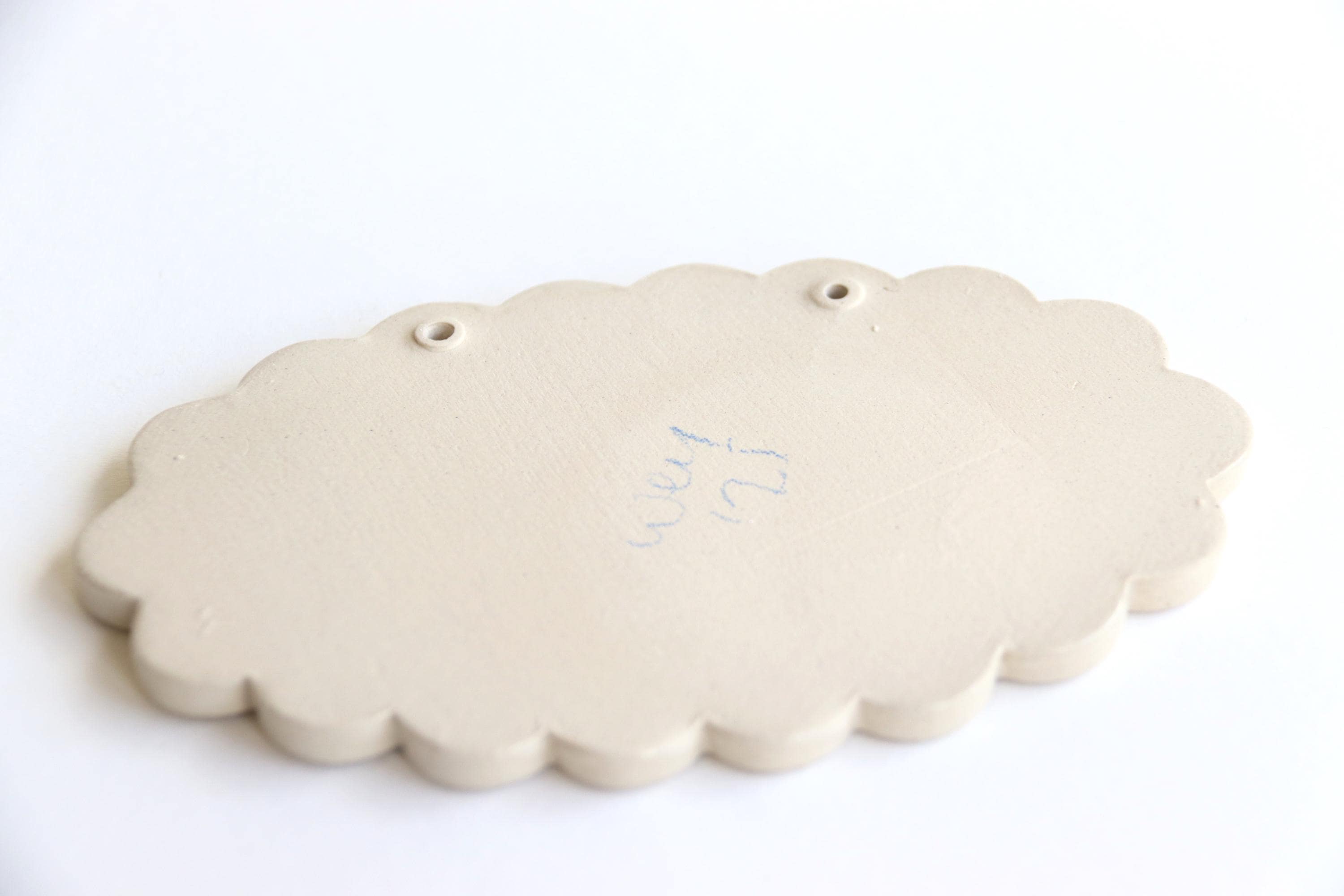 Ceramic Open Sign Welcome for Shop Handmade Door Clay Beige Colored ...