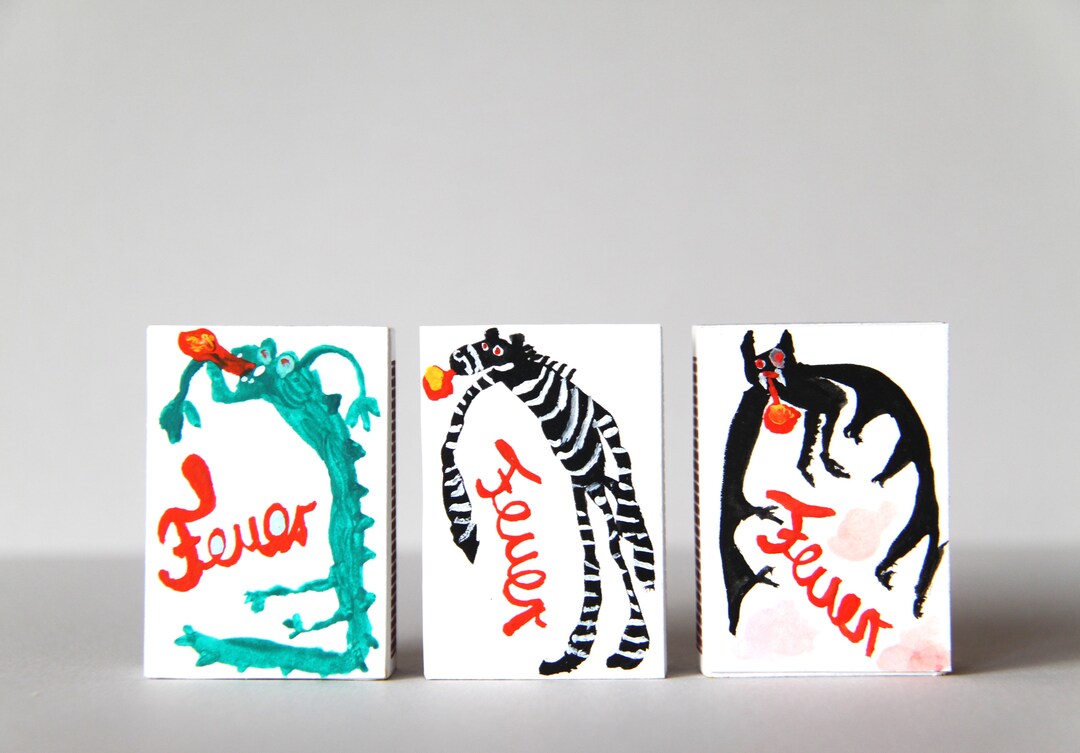 Matchboxes Handpainted Boxes Available in a Set or as a Single Box Art ...
