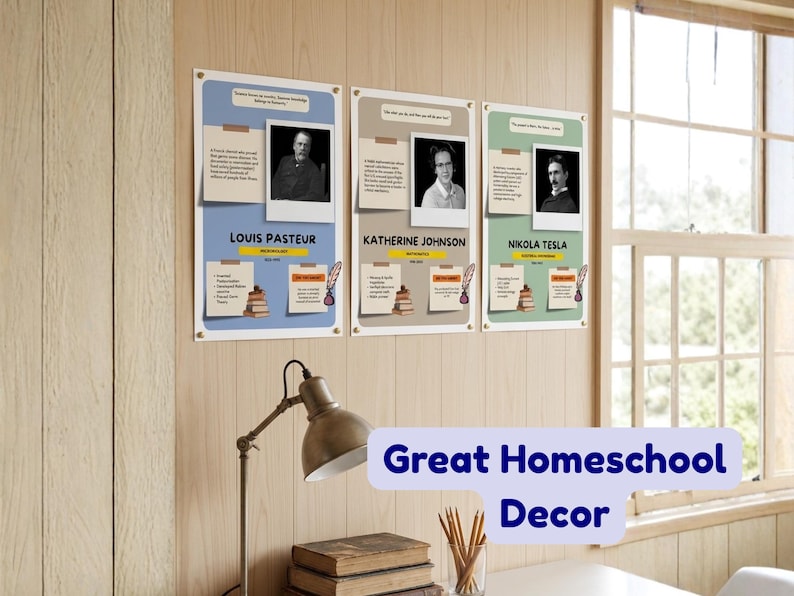 Famous Scientist Posters for Kids | Printable Science Classroom Decor ...