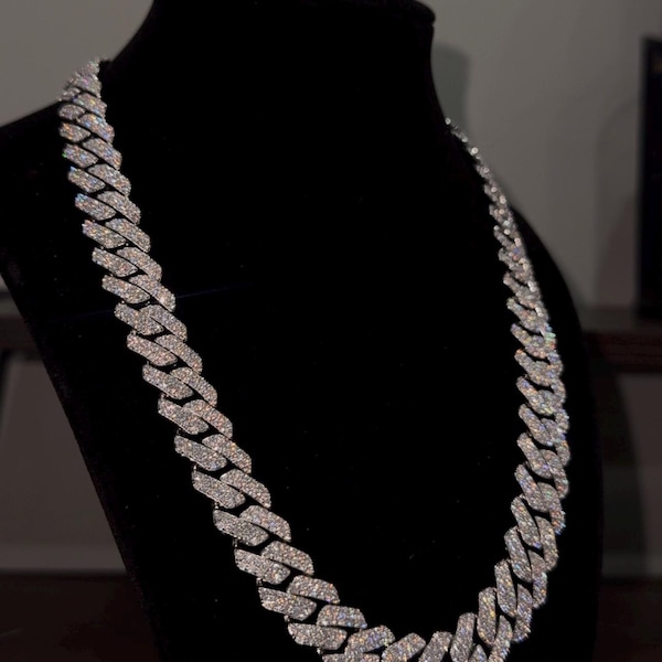 Cuban Moissanite 925 - Etsy