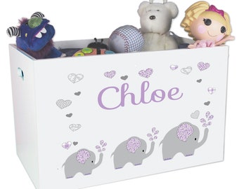 Toy boxes for girls | Etsy