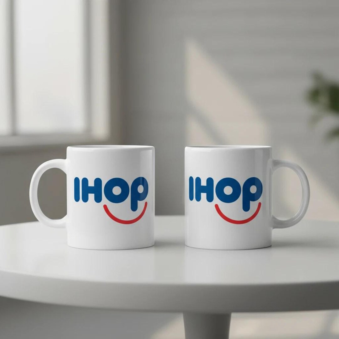 IHOP Logo Coffee Mug – Classic Diner Style Ceramic Cup - Etsy
