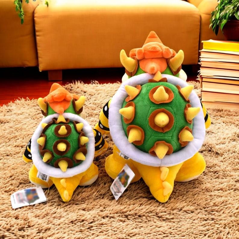 10in Super Mario Bowser Koopa Plush Toy Stuff Plush Doll Anime Gift for ...
