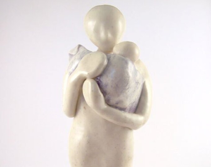 Mother & Child Figurine Baby Carrying Made to Order - Etsy