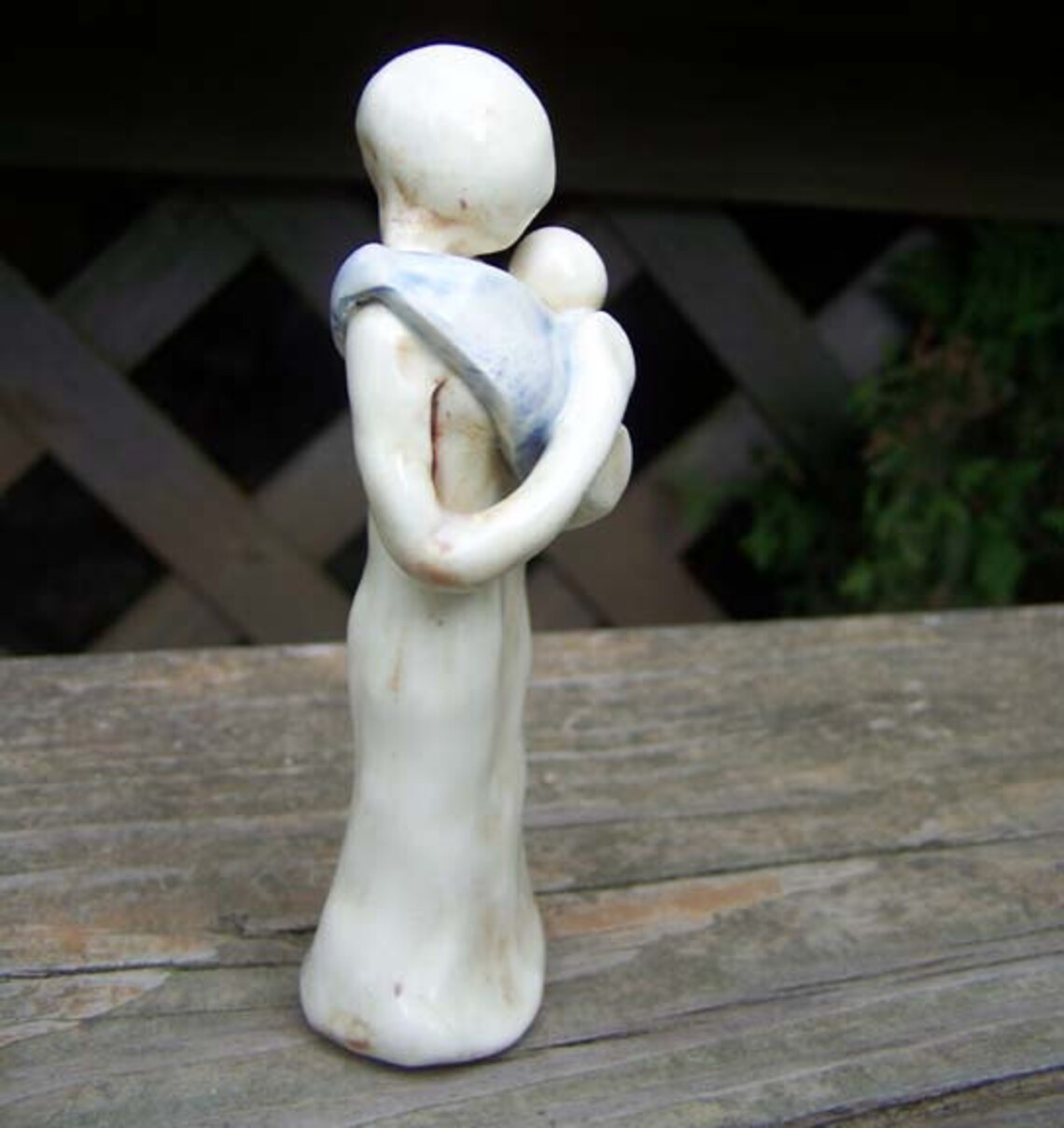 Mother & Child Figurine Baby Carrying Made to Order - Etsy