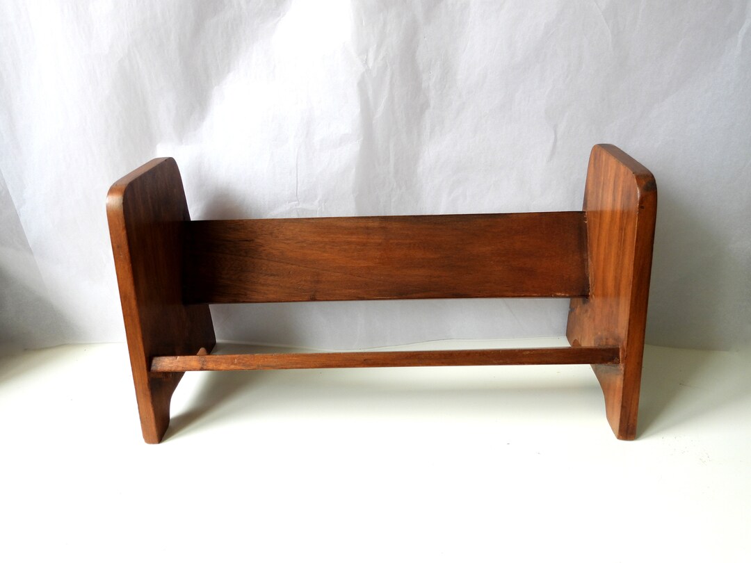 Vintage Book Trough, Book Stand, Book Rest, Wooden Book Rack - Etsy