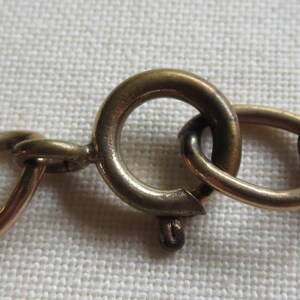 Victorian Rolled Gold Charm Bracelet and 10 Charms Etched Decoration 8 ...