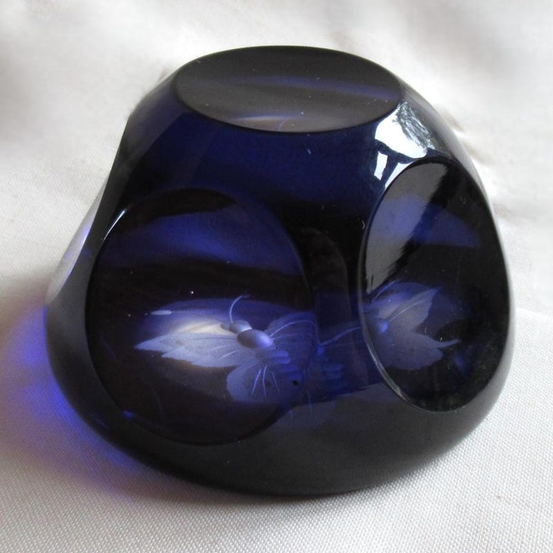 Purple Paperweight - Etsy