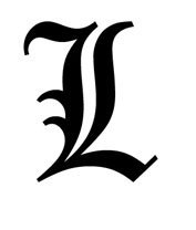 Letter L Old English Lettering Alphabet Vinyl Decal | Etsy