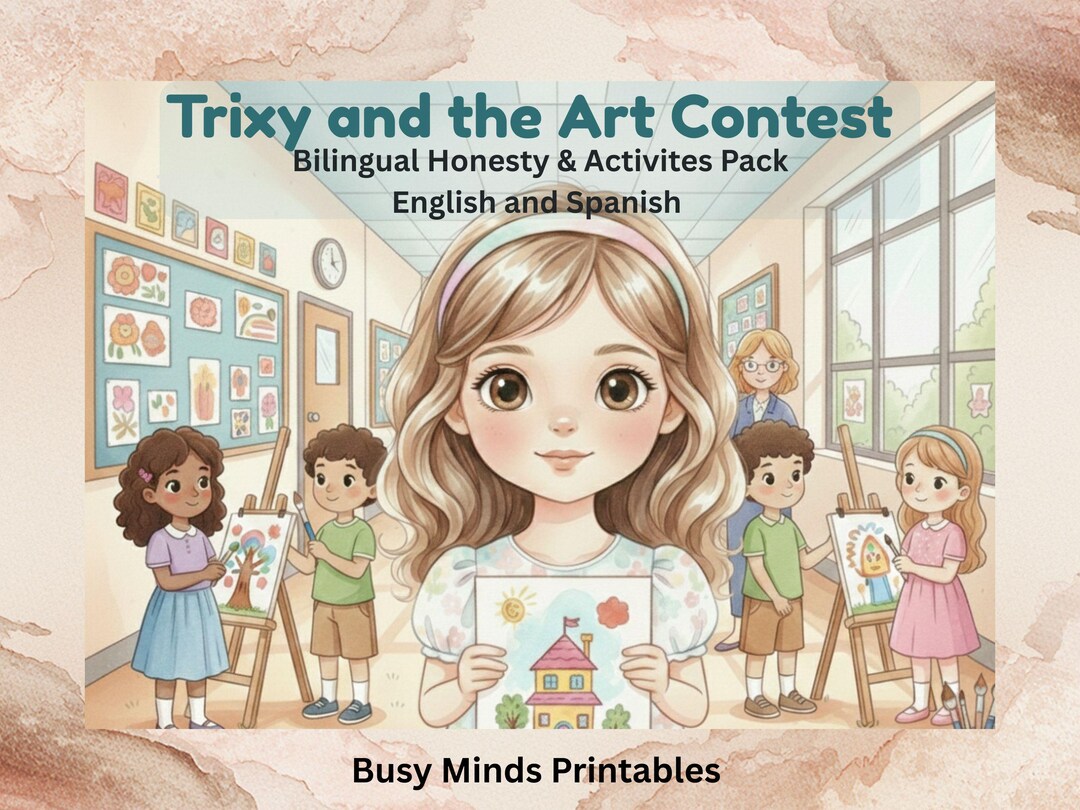 Honesty Activities Printable - SEL Bilingual Pack - Trixy and the Art ...