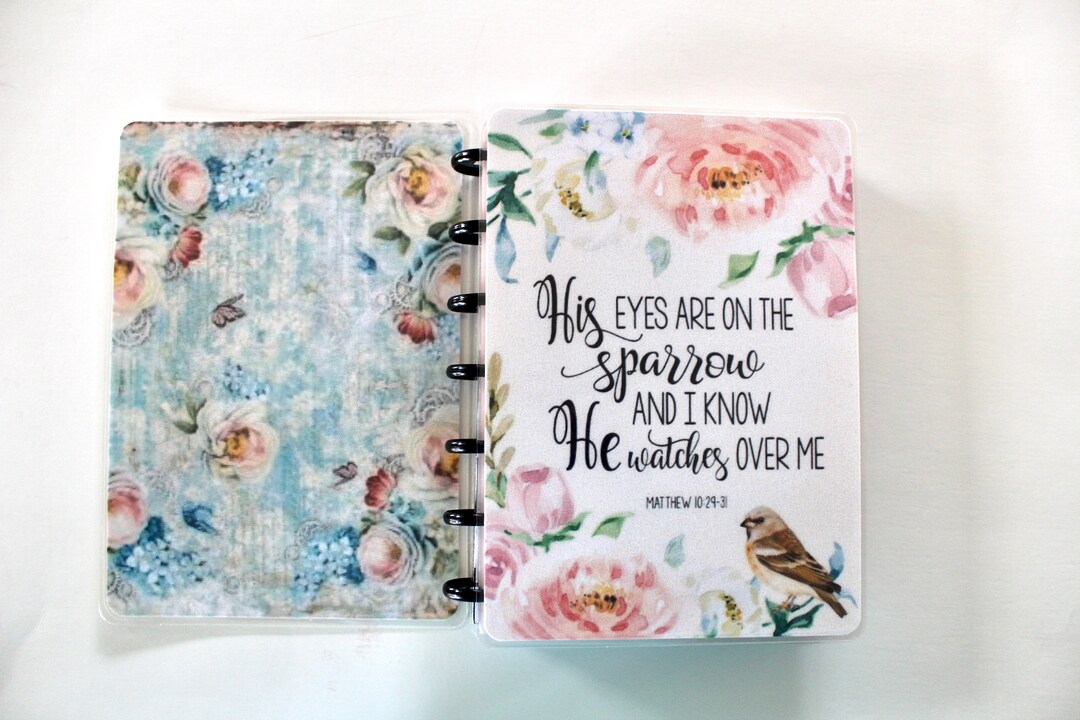 Happy Planner Mini Cover, Choose Front Back or Set of Both, Bible Verse ...