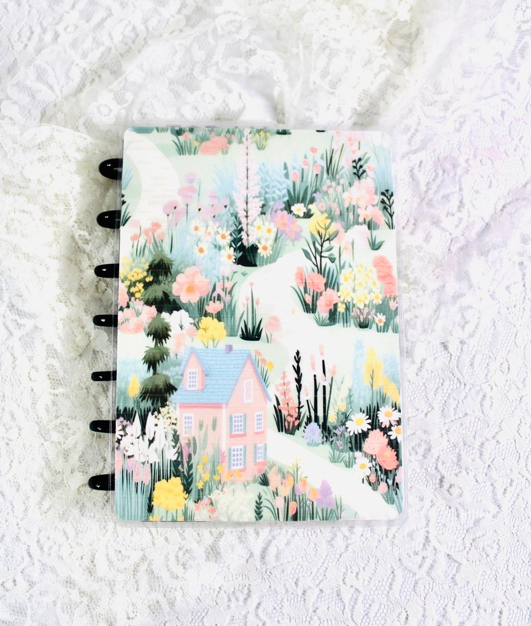 Happy Planner Mini Cover, Pastel Cottage Print - Etsy