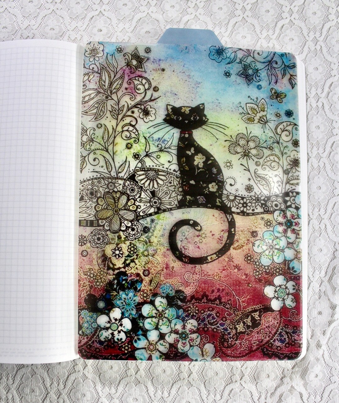 Hobonichi/b6 Stalogy Pencil Board, Cat Print, Laminated, Writing Board ...