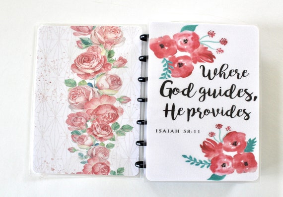 Choose Front Back Or Both Bible Verse Happy Planner Mini Cover Paper ...