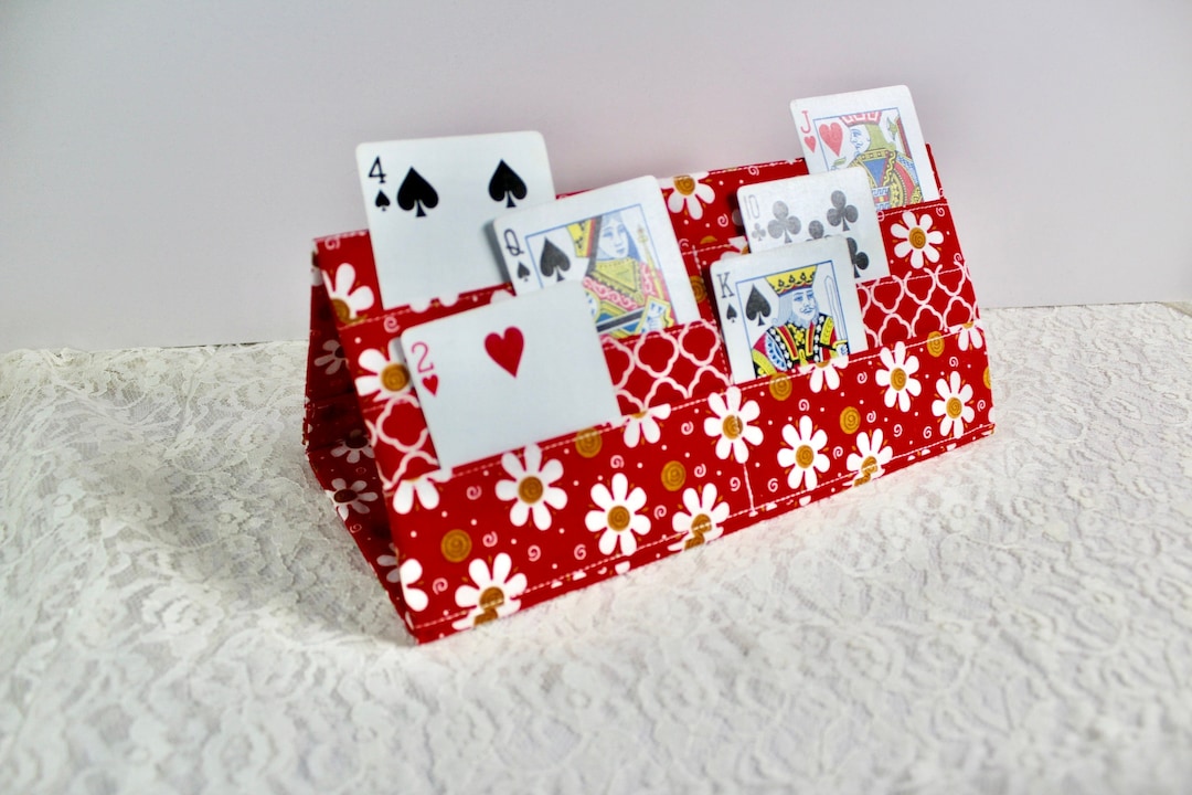 Playing Card Holder, Hands Free Card Holder, Handmade, Card Caddy ...