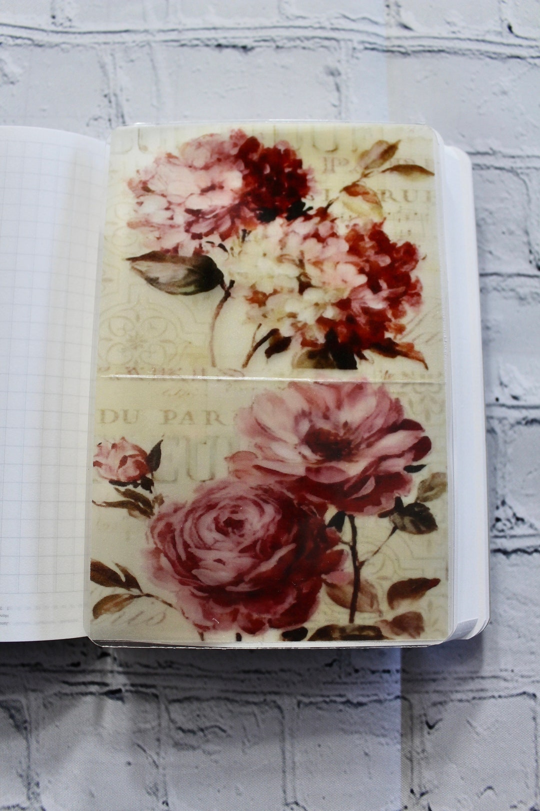 A6 Stalogy Tabbed Pocket Laminated Vellum Stalogy Notebook - Etsy