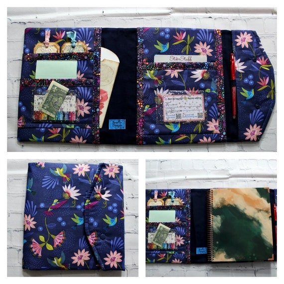 Planner Cover Erin Condren Planner Fabric Cover Ready to - Etsy