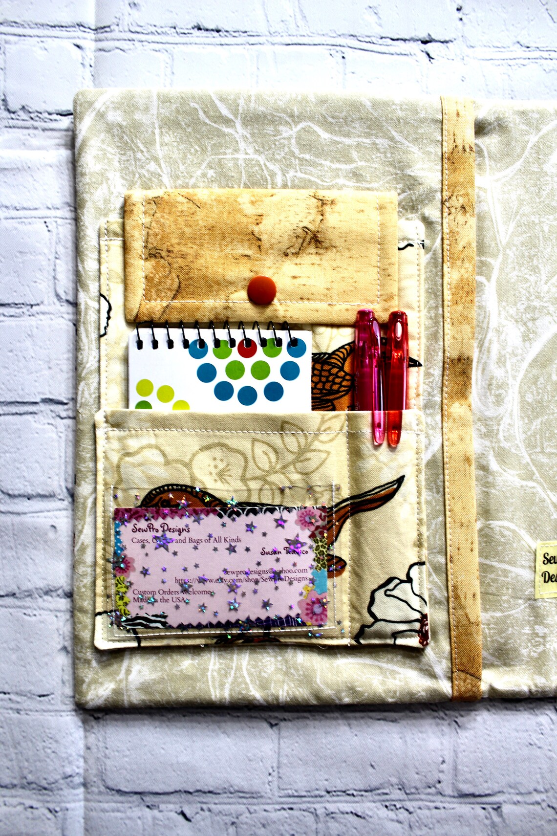 Composition Notebook Cover 7 Pockets Birds Ready to Ship - Etsy