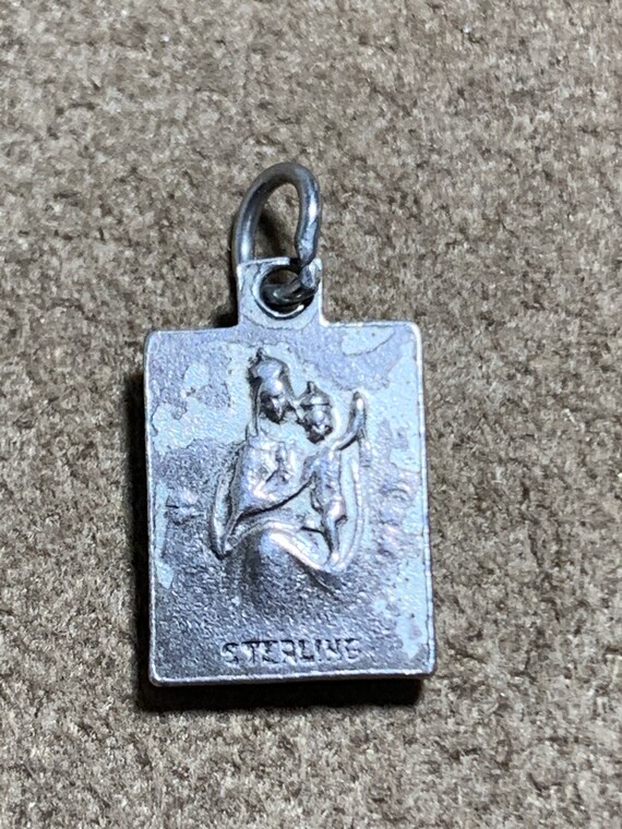 Religious Sterling Silver Charm, Jesus Halo Pendant C… - Gem