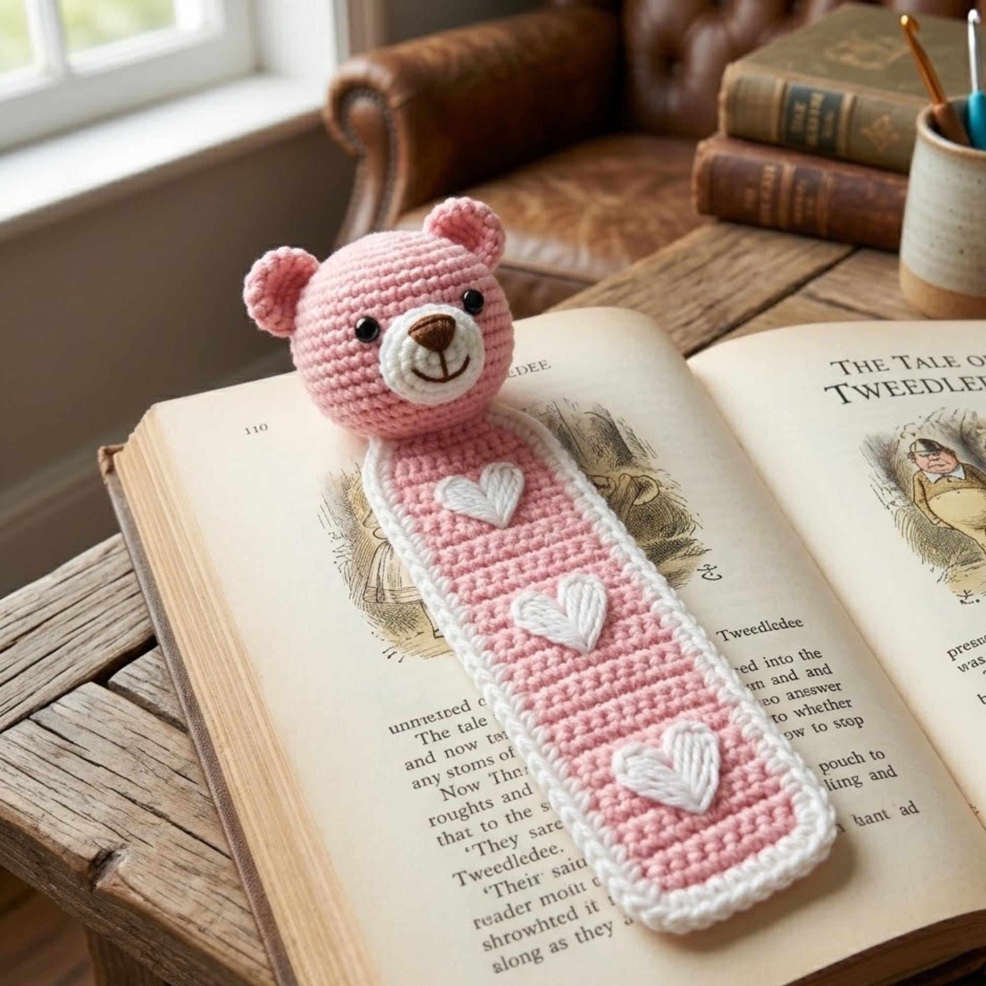 Crochet Bookmark PDF Bundle, Teddy Bear Bunny Pattern (digital Download ...