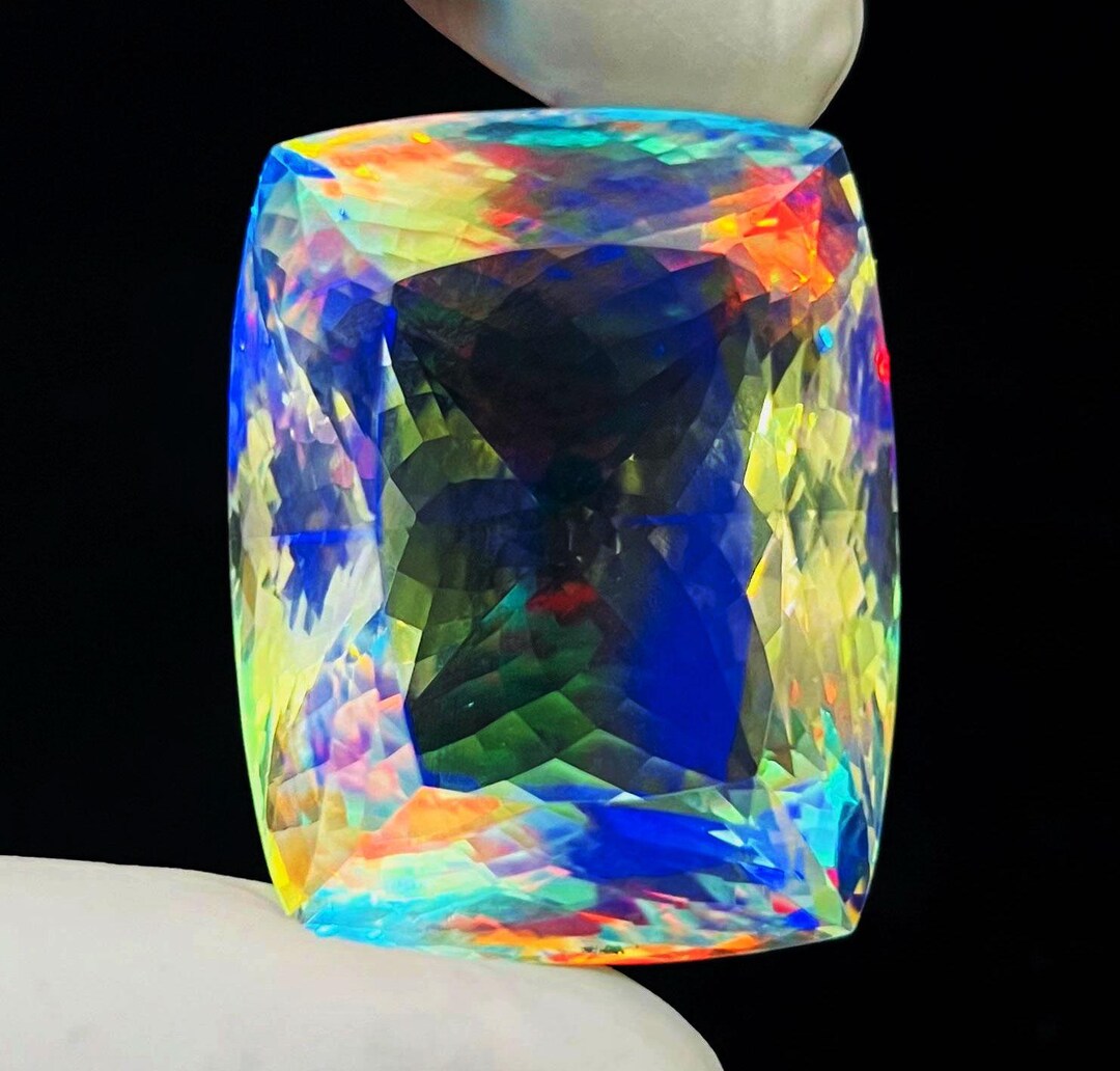 220+ Ct Pendent Size Natural Rainbow Mystic Topaz Multicolor AA+ ...