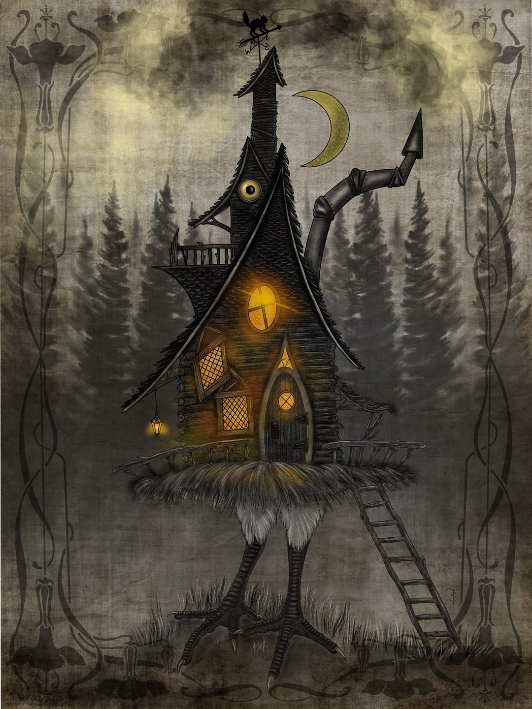 Baba Yaga’s House - Etsy