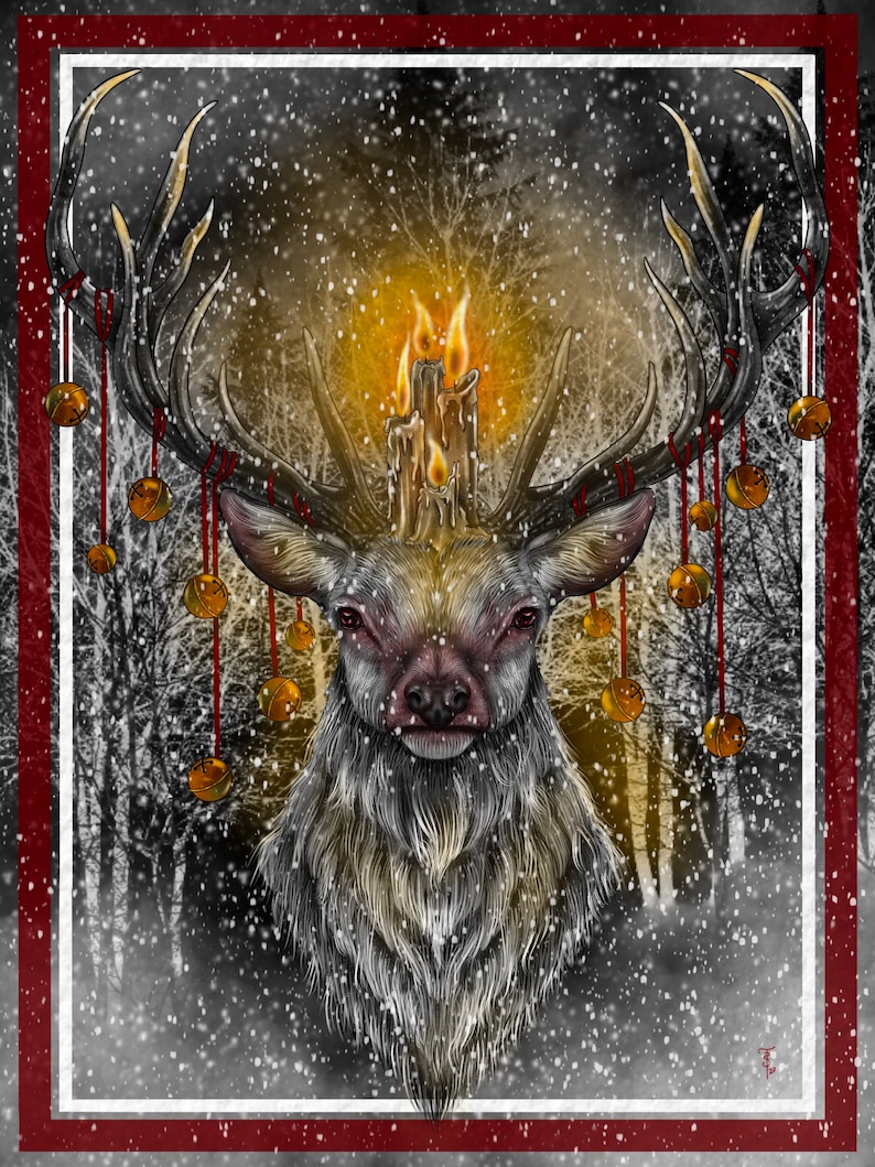 Yule Stag - Etsy