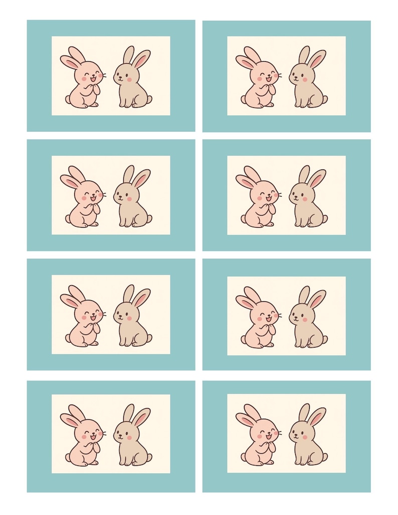48 Printable Icebreaker Questions | Bunny Decorated Conversation ...