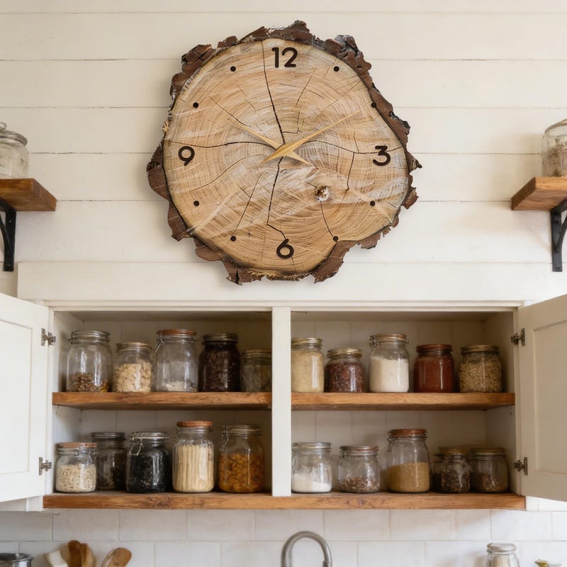 Log Slice Clocks - Etsy