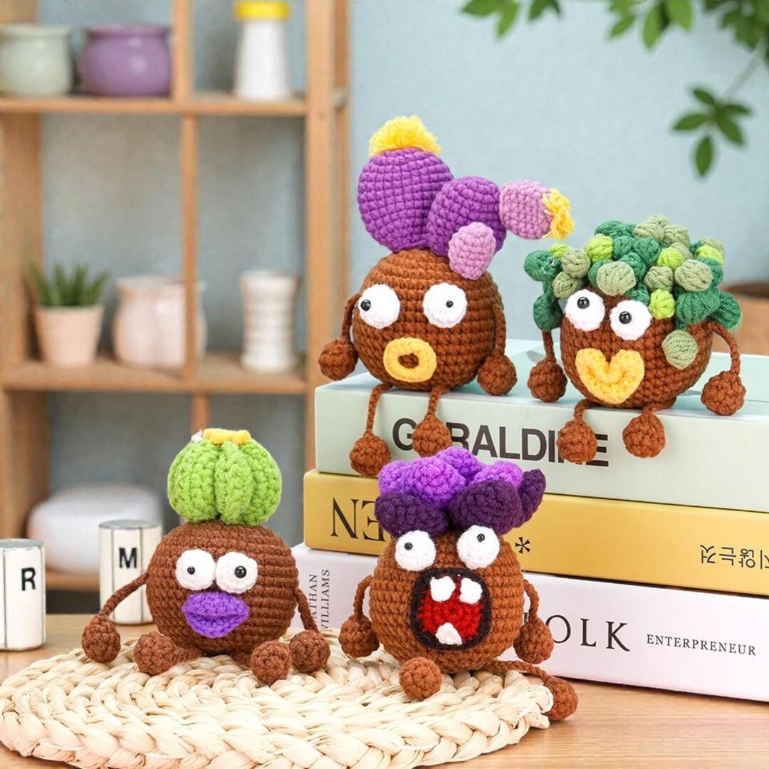 Ugly Doll Crochet Kit DIY | Beginner Knitting Set With Hook ...