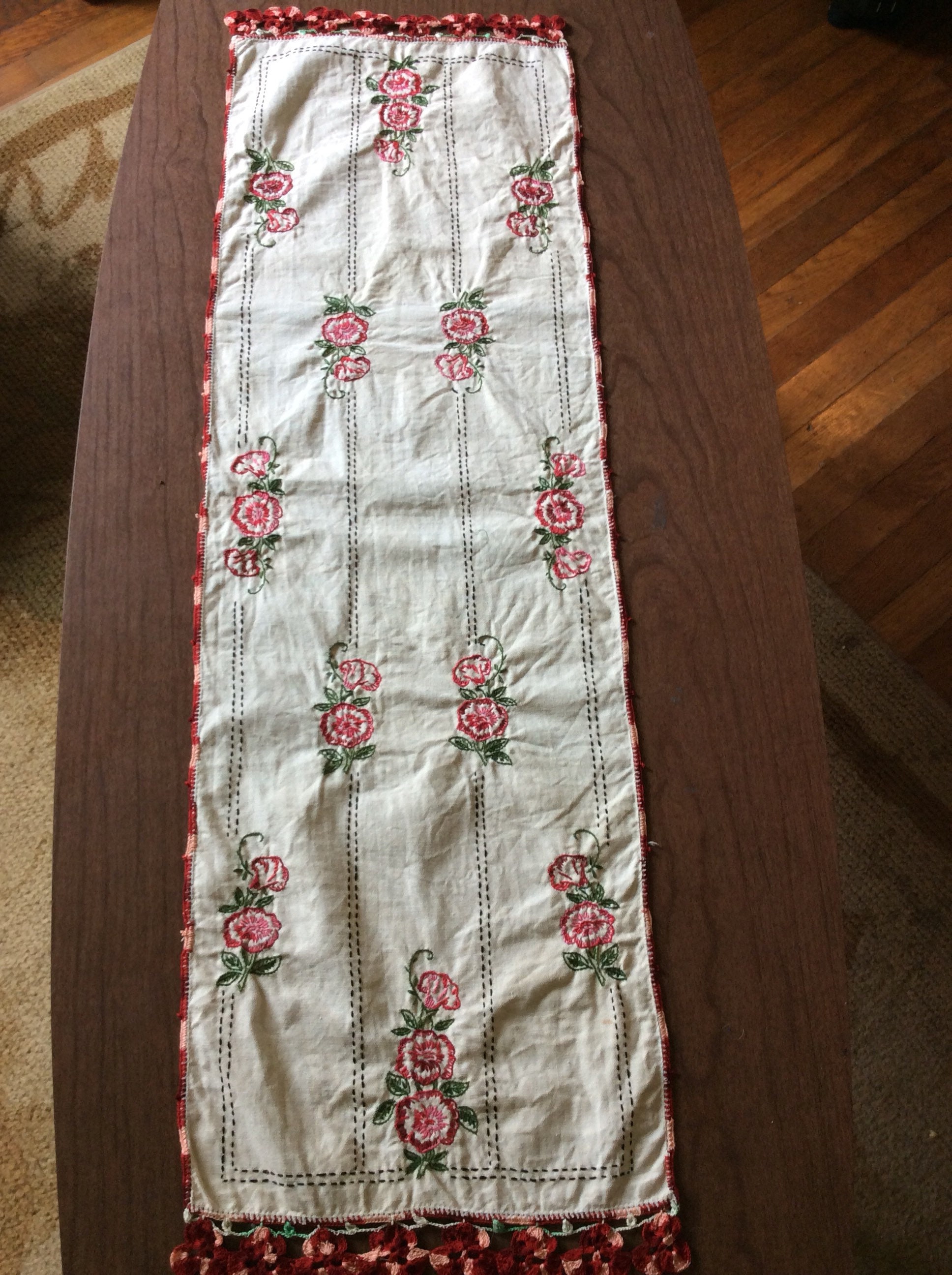 Vintage Table Runners - Etsy