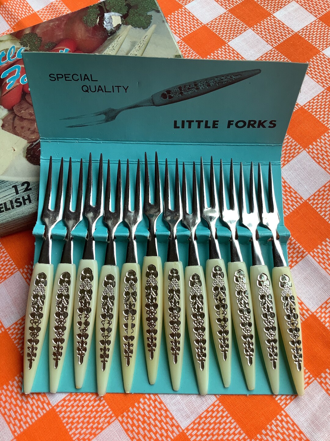 Relish and Hors D’oeuvre Forks Vintage Set of 12 - Etsy