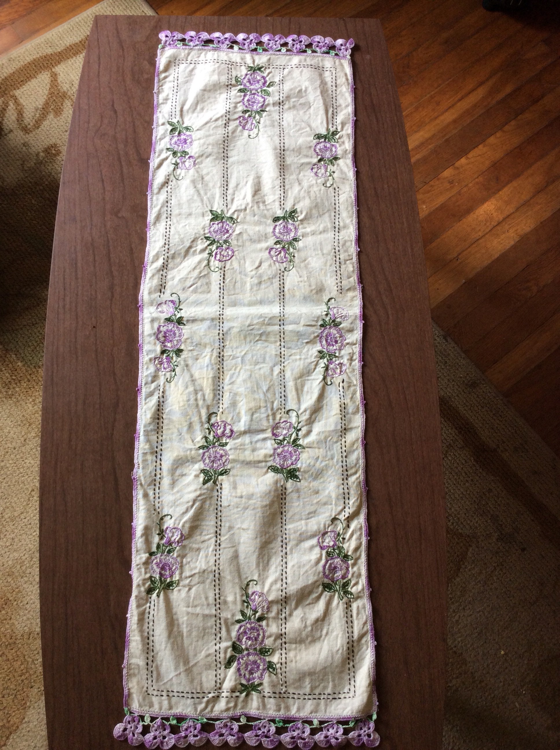 Vintage Table Runners - Etsy