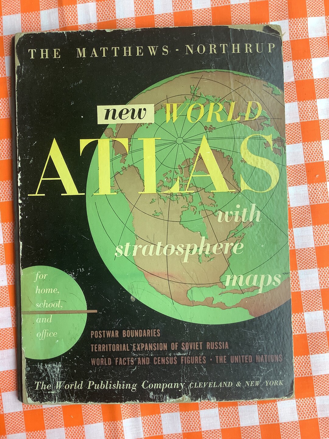 The Matthews Northrop New World Atlas 1940 Book/folio - Etsy