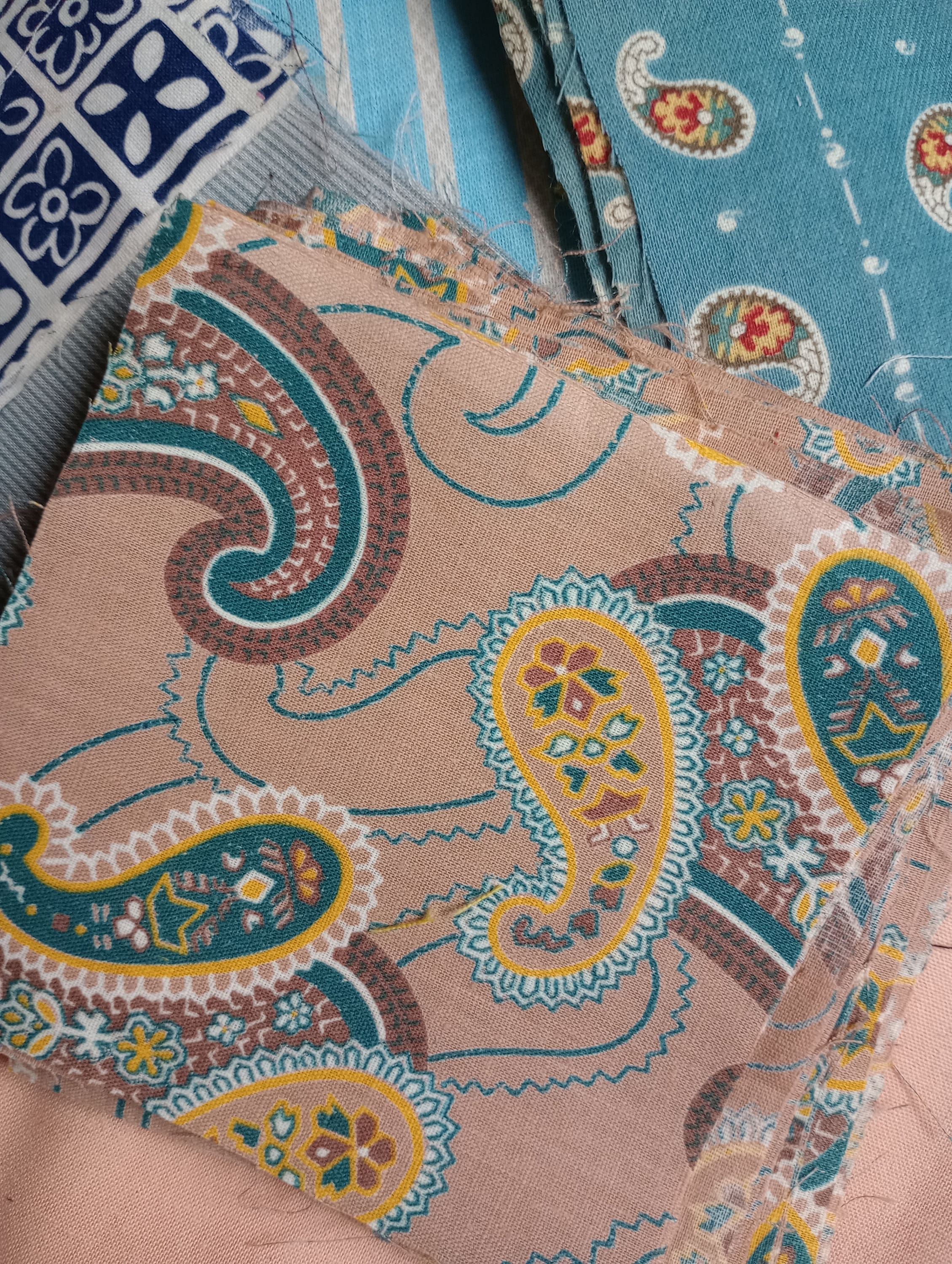 Vintage Fabric Pieces 60+ - Etsy