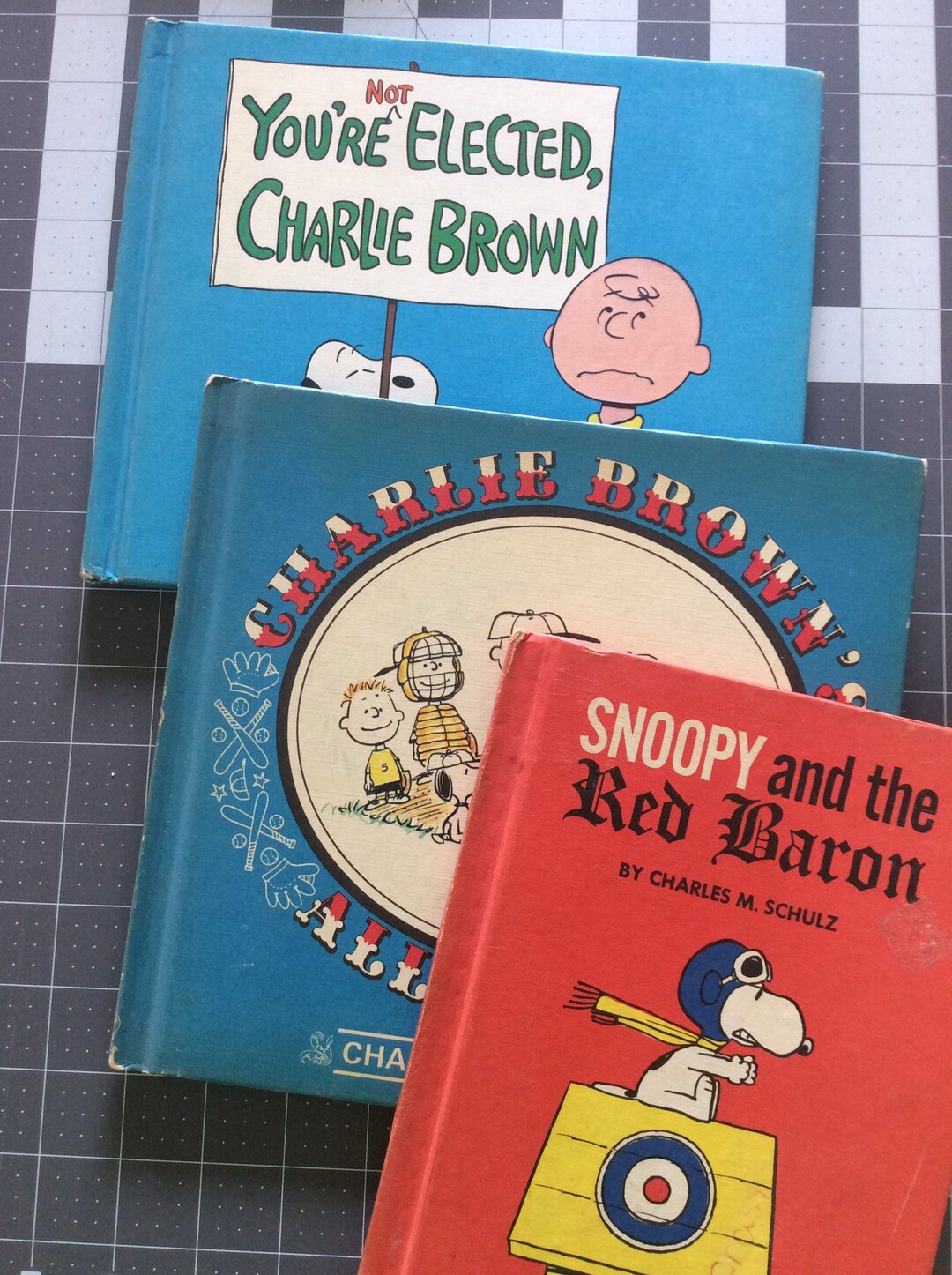 Hardcover Charles Schulz ...charlie Brown Books From the 60’s & 70’s - Etsy