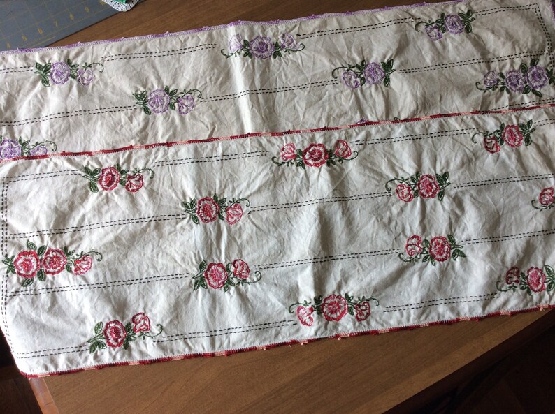 Vintage Table Runners - Etsy