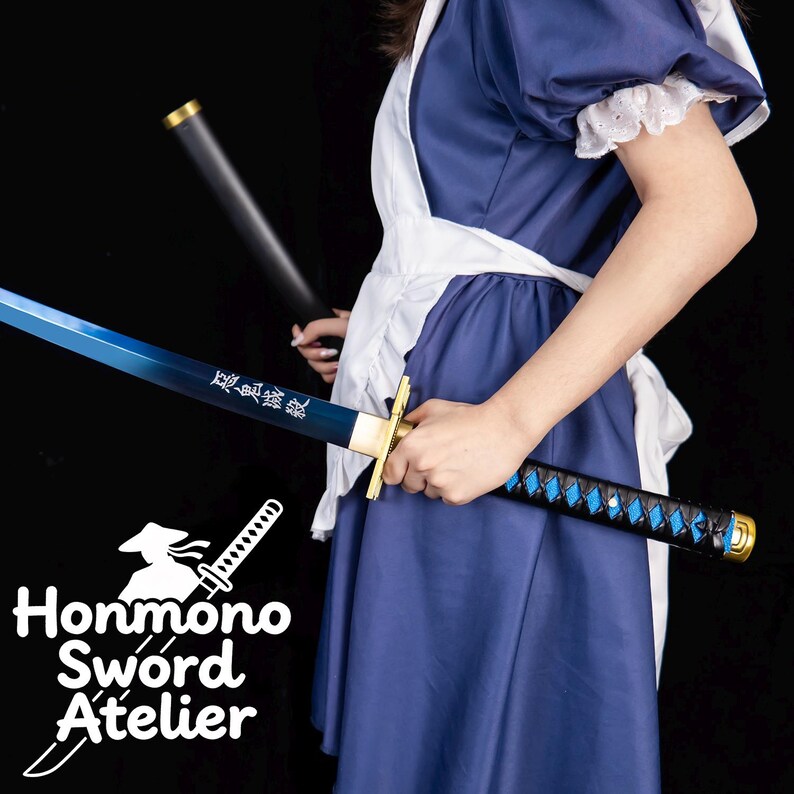 Tokito Muichiro Nichirin Blade – Demon Slayer Katana Replica, 1045 ...