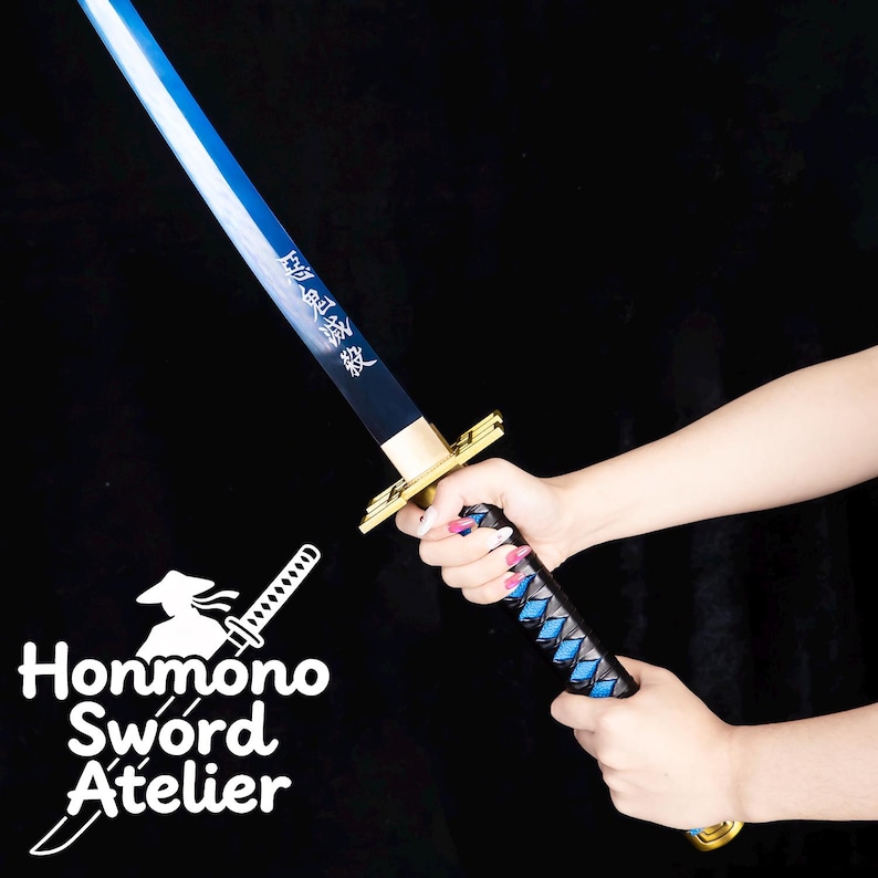 Tokito Muichiro Nichirin Blade – Demon Slayer Katana Replica, 1045 ...