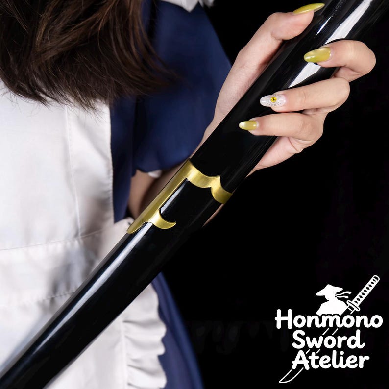 Yubashiri Inspired Anime Katana, Zoro Style Carbon Steel Sword Replica ...