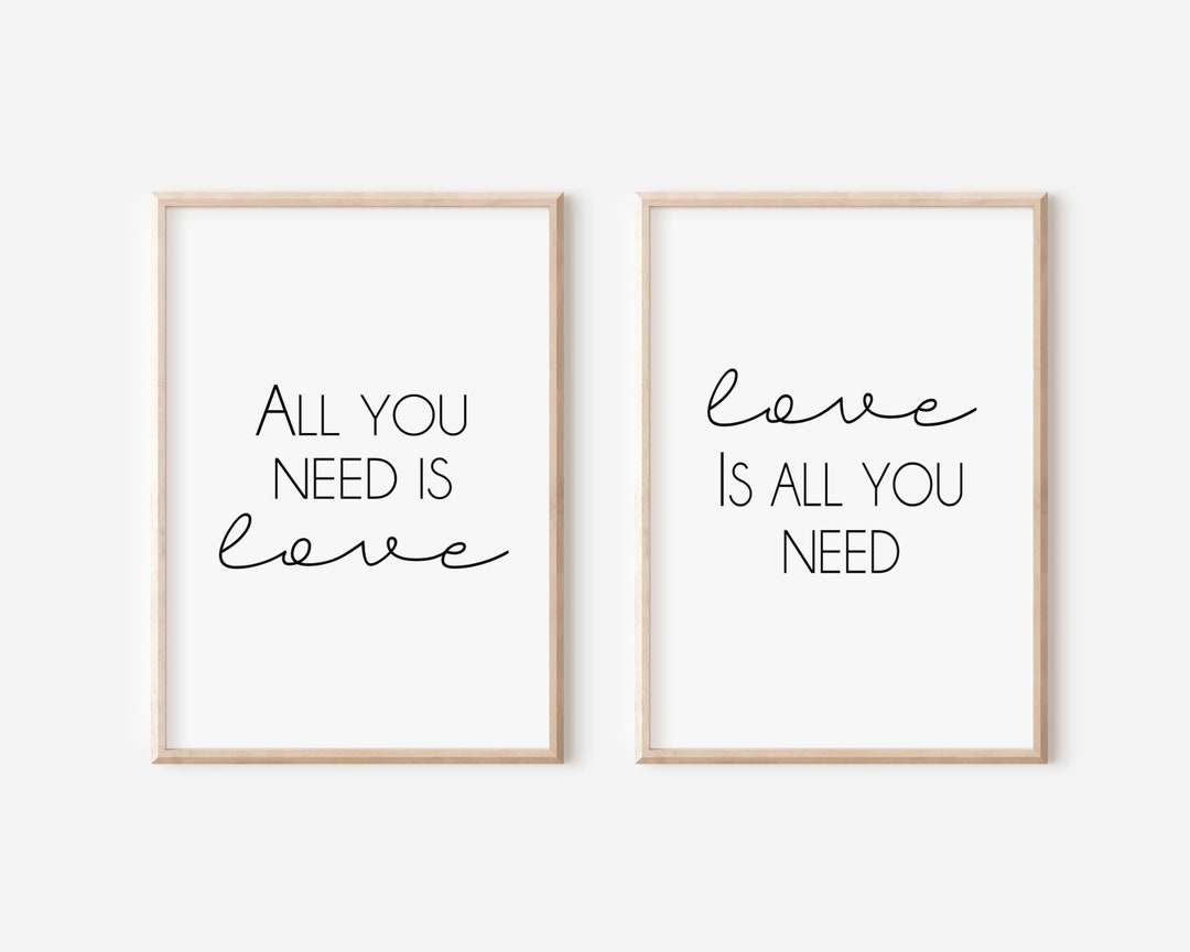 Love is All You Need Lyrics, Beatles Songs, 60s Music, Song Lyric Art ...