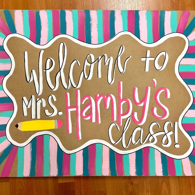 Teacher Banner - Etsy