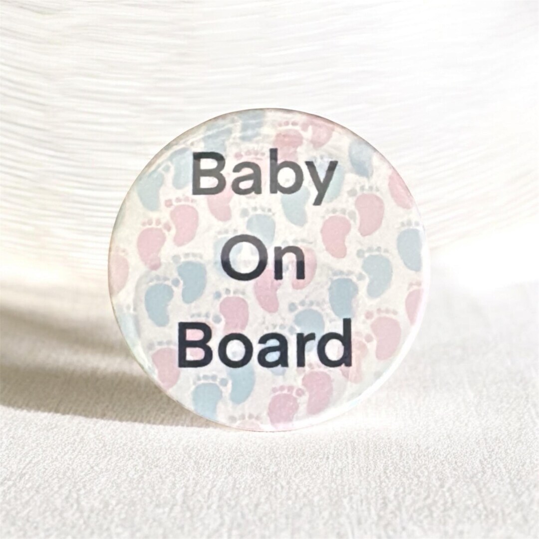 Baby on Board Badge, Pregnancy Pin. - Etsy