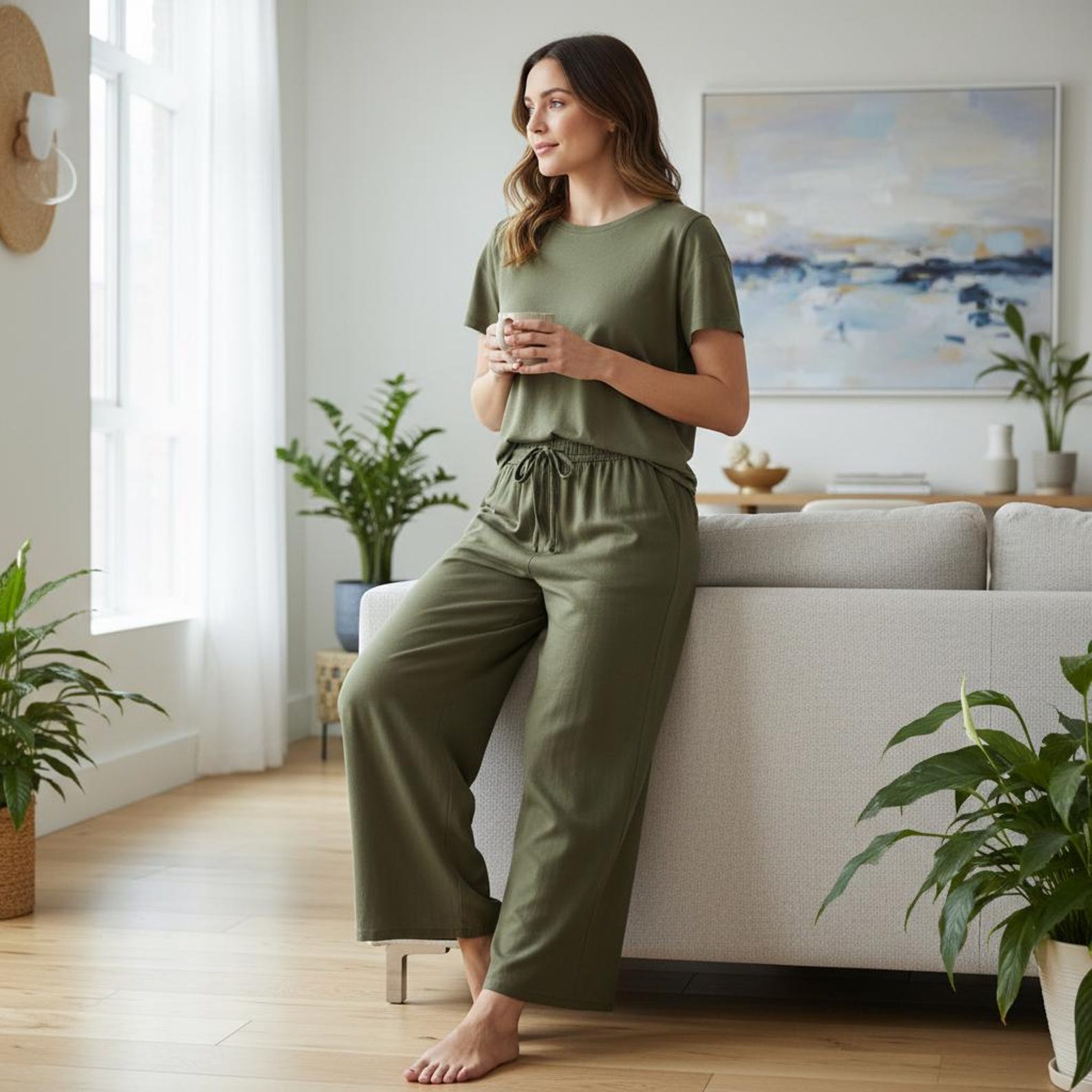 Elastic Pants Sewing Pattern | XS-XL | Flare Pants | Pants Sewing ...