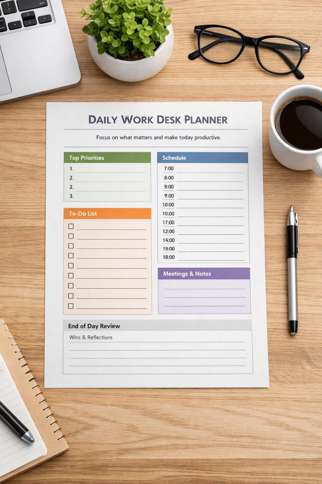 Digital Desktop Planner - Etsy