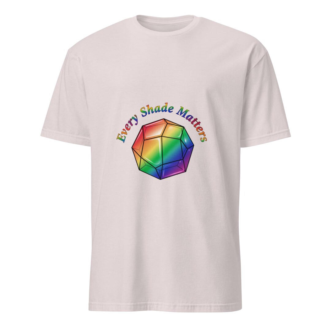 Every Shade Matters – Rainbow Geometric Pride Art T-shirt | LGBTQ+ ...
