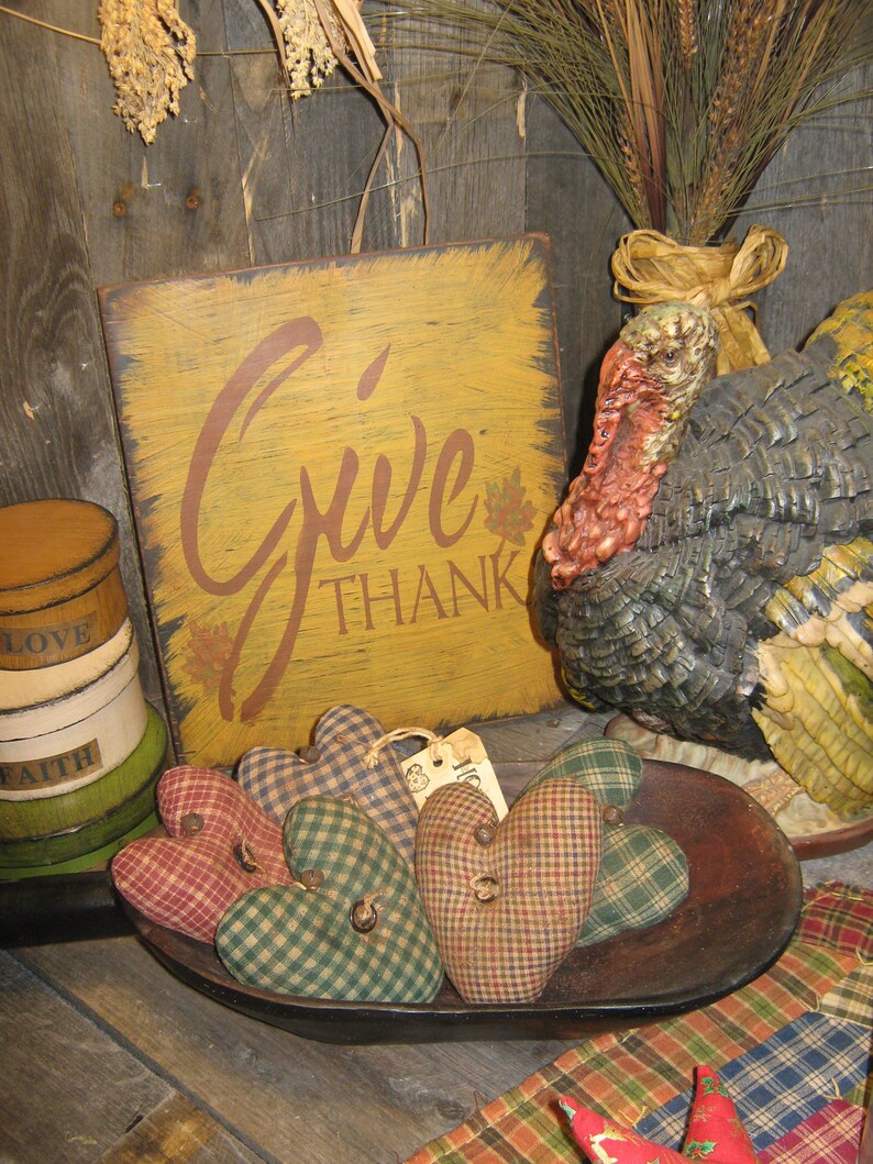 Primitive Large Holiday Wooden Hand Painted Fall Sign - Etsy